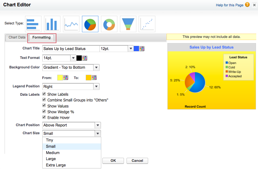 How to Add a Chart to a Summary Report