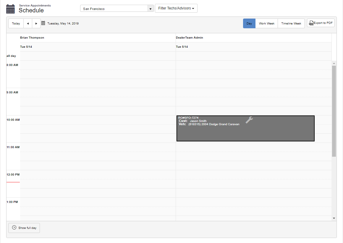 How to manually add Service Repair Orders to the Scheduler