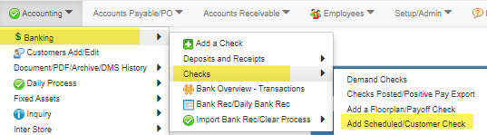 How to write a Scheduled Check