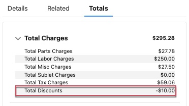 How to Process Discounts on a Service Repair Order