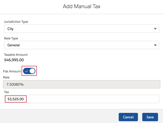 How to calculate Tax on a Deal manually